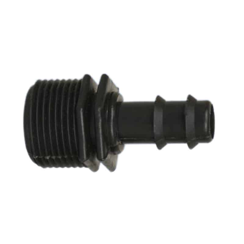Niplu conector pentru furtunul de picurare, filet exterior, 16mm 3/4 Z ...
